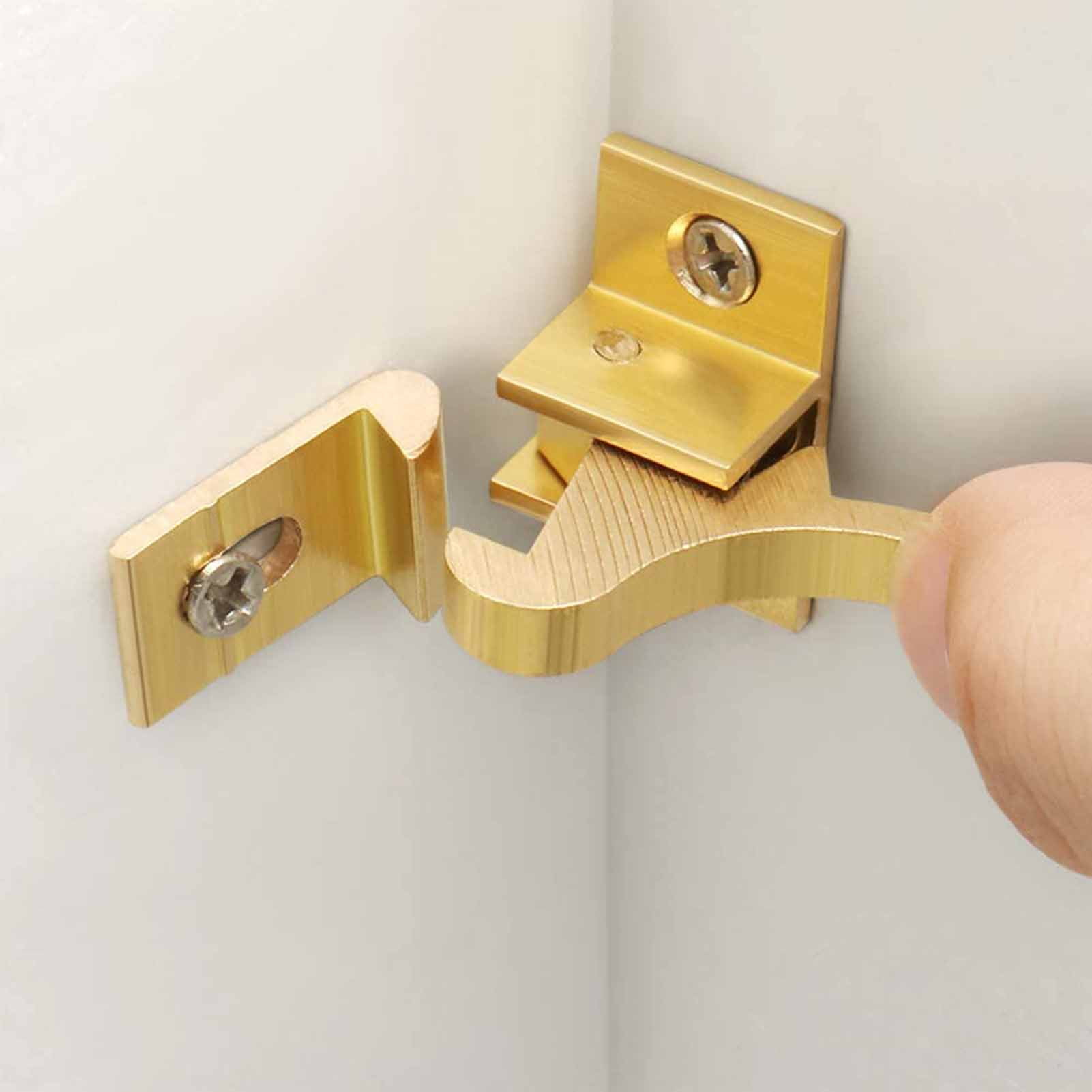 Naturegr 1 Set Latch Lock Compact Low Noise Flat Bottom Practical ...