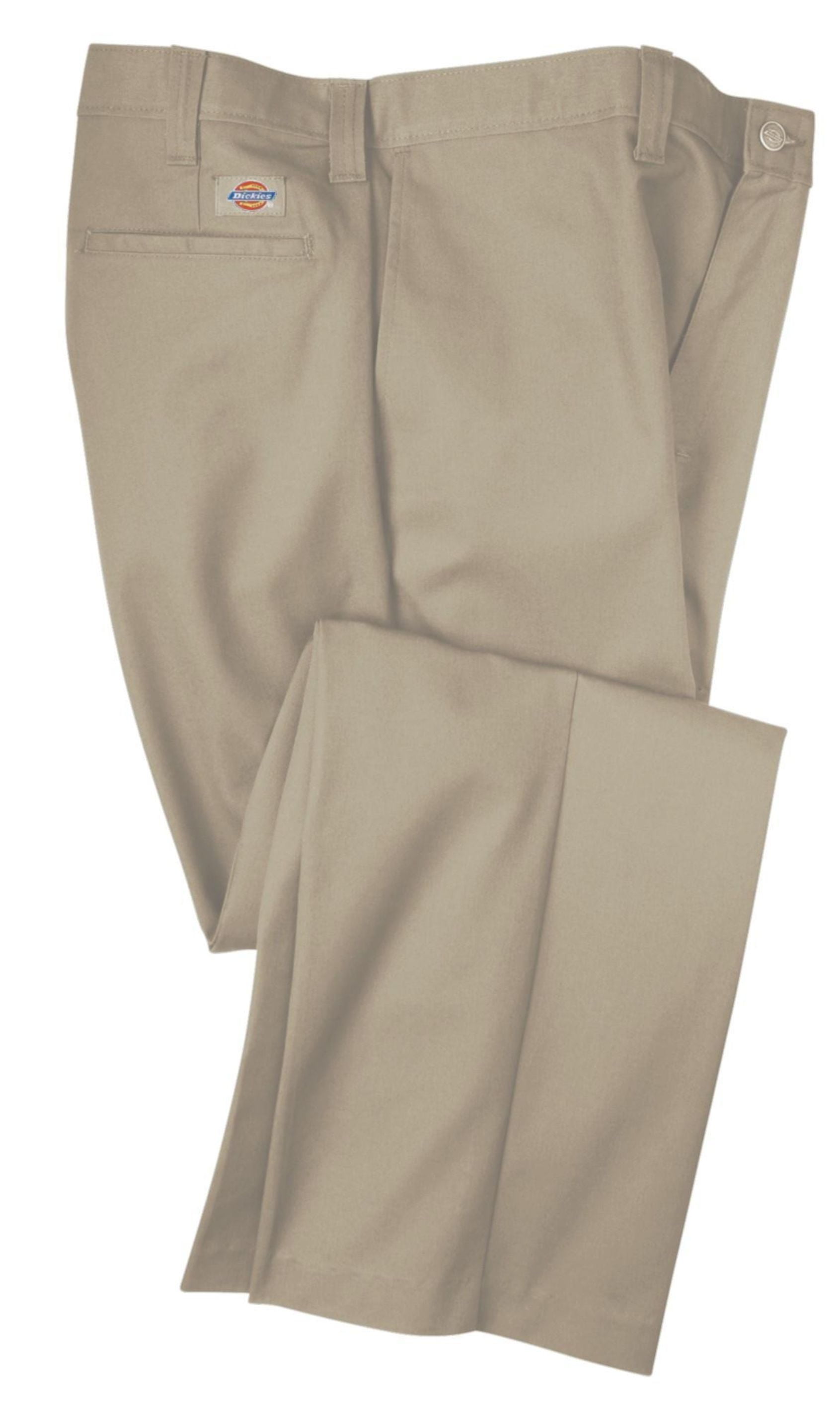 Dickies Mens LP810 Industrial Flat Front Pant-KHAKI-33x29 - Walmart.com