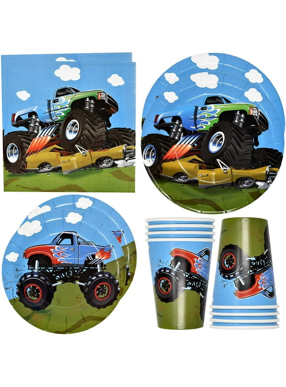 Monster Jam Party Supplies in Party & Occasions - Walmart.com