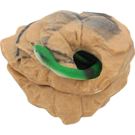 Dawht 3 in 1 Reptile Hides and Caves for Snake Hide Reptile Shelter ...