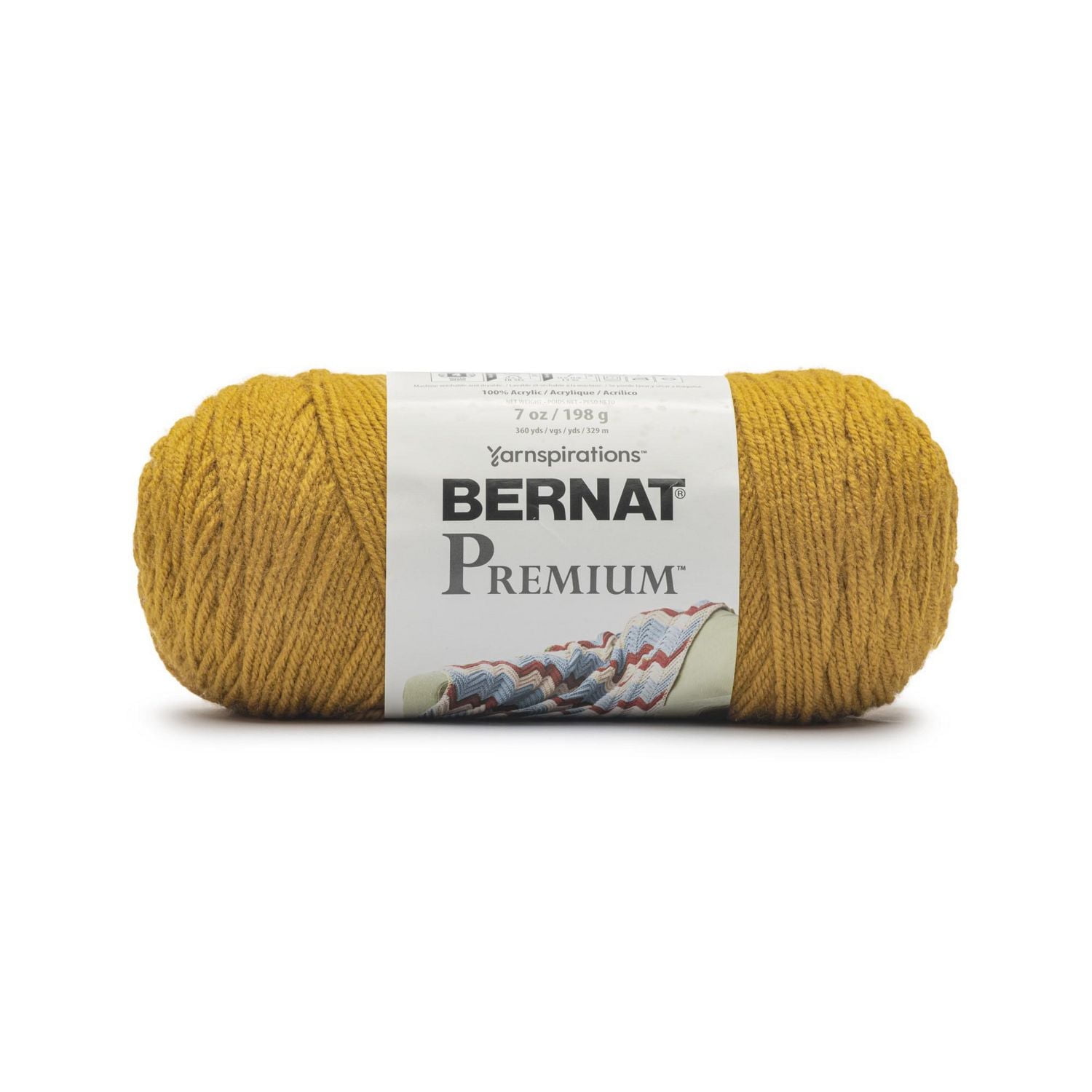 Bernat® Premium™ Yarn, Acrylic #4 Medium, 7oz/198g, 360 Yards, Acrylic ...