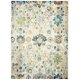 Lr Home Gala Distressed Floral 8 Feet x 10 Feet Blue & Beige Area Rug ...