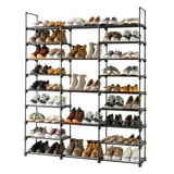 Ktaxon 9 Tiers Shoe Rack Shoe Shelf 50-55 Pairs Shoe Storage Organizer ...