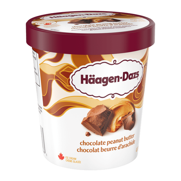 HÄAGEN-DAZS Chocolate Peanut Butter Ice Cream 450 ml, E-HAGEN DAZS HD ...