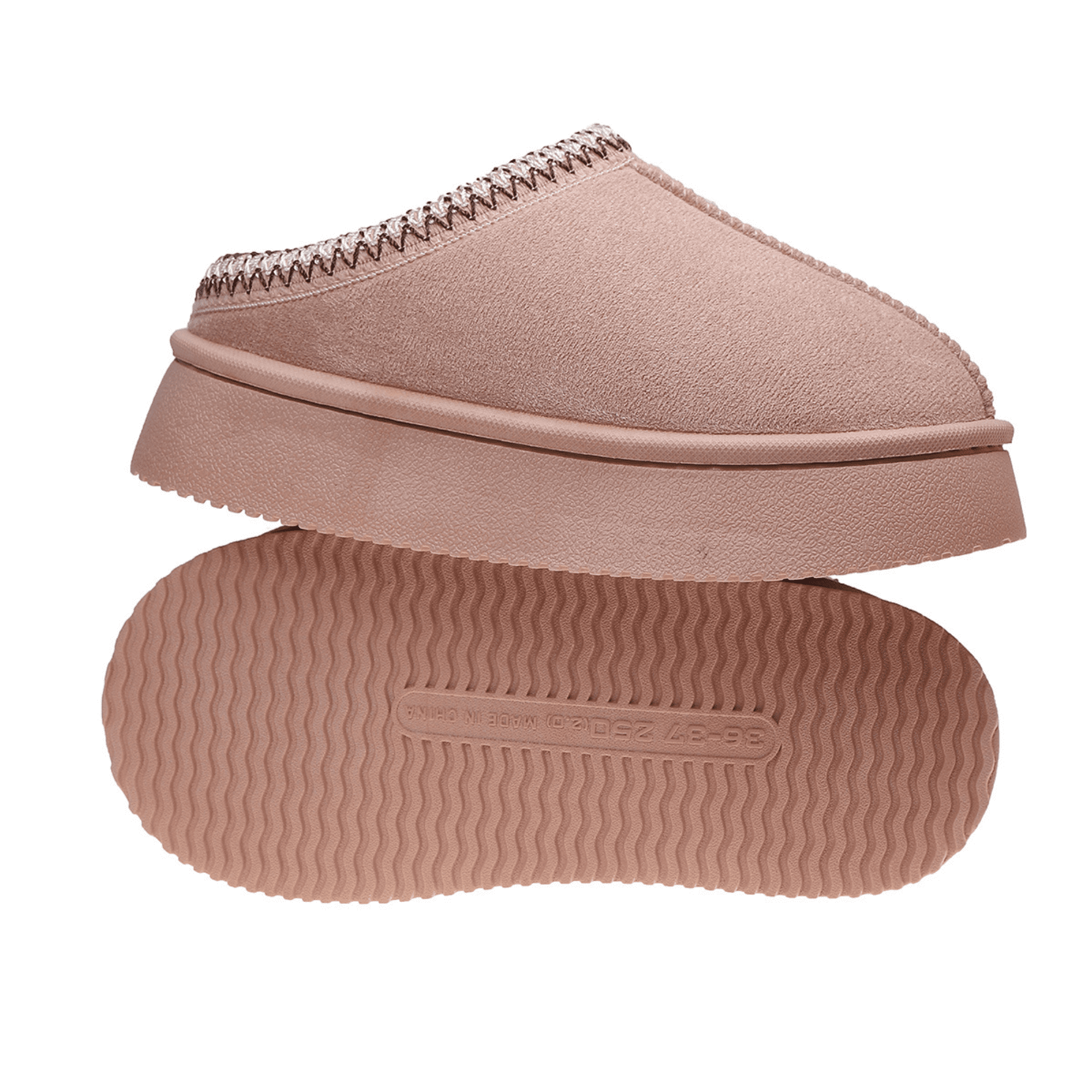 Women Platform Home Slippers Chunky Soft Sole Slip-On Winter Boots ...