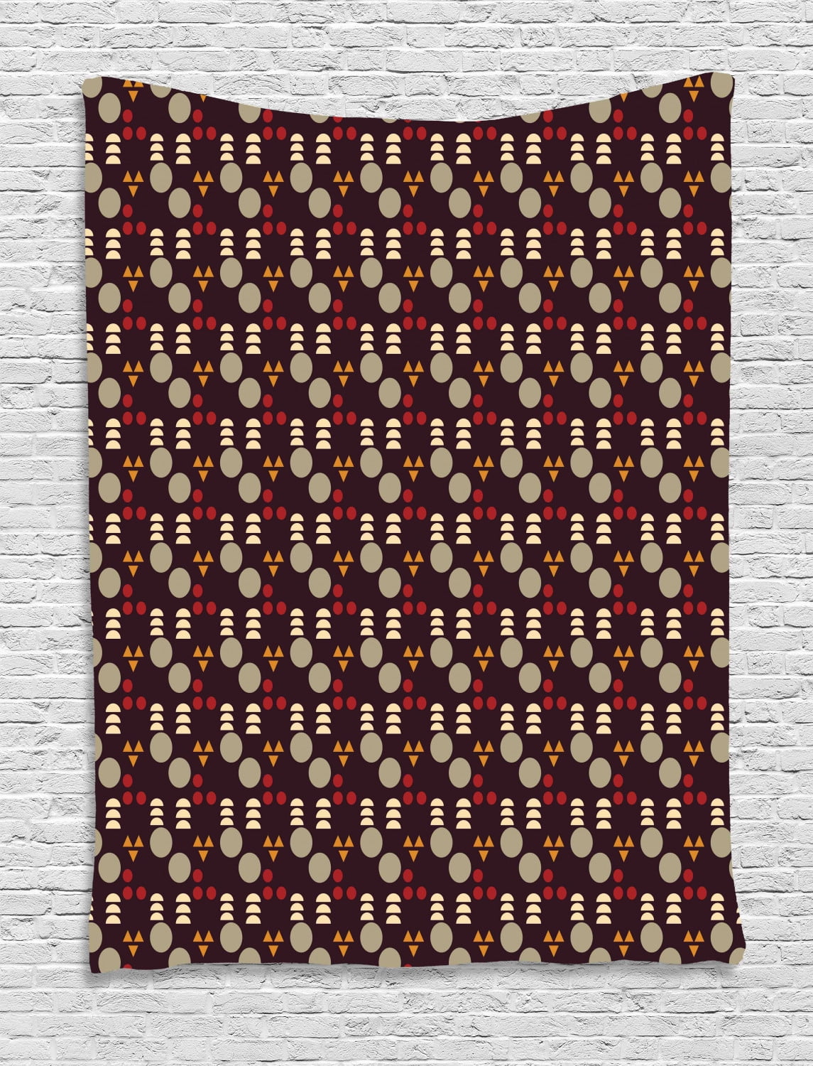 Geometric Tapestry, Composition of Triangle and Circle Edgy Shapes ...