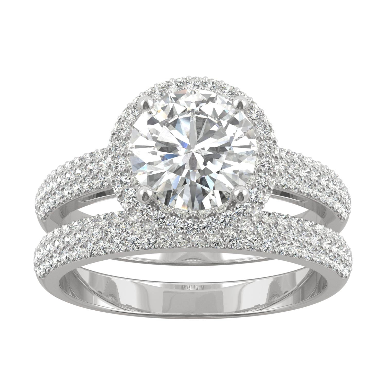 Charles And Colvard Charles And Colvard 14k White Gold Moissanite By
