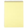 Cambridge Top Spiral Office Supplies Notebook, Stiff-Back Wire Bound ...