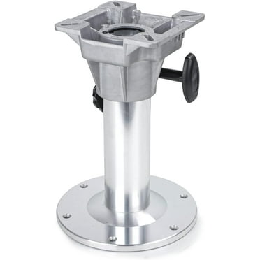 Shoreline Marine Adjustable Boat Seat Post, 25-31in, Brushed Aluminum ...