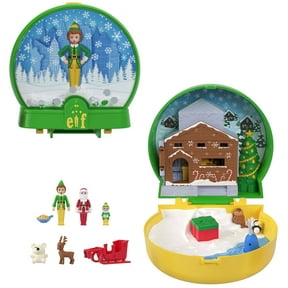 Polly Pocket Splashinâ€™ Fun Mermaid Pack, Aquarium Playset, Submarine ...