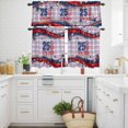 3 Piece Kitchen Curtains and Valances Set 250 Anniversary Cafe Curtains ...