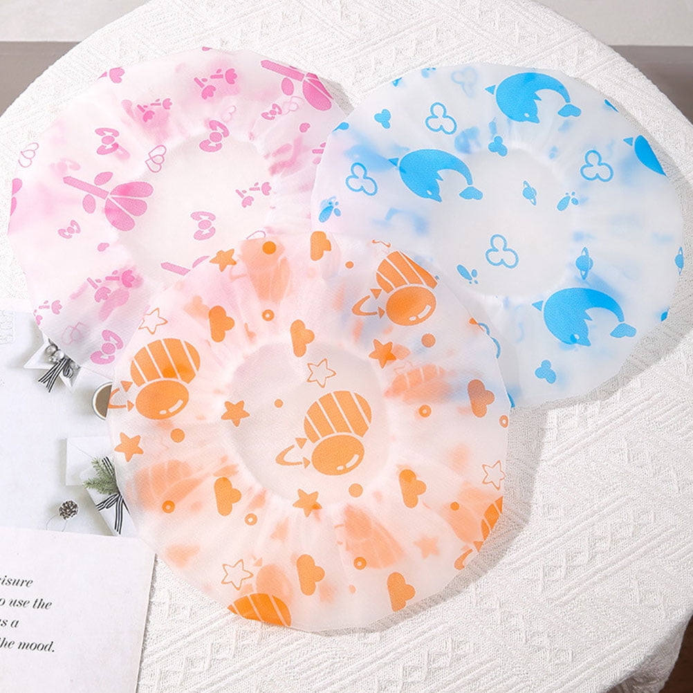 Click here for Minkissy 30pcs Reusable Waterproof Shower Caps Wit... prices