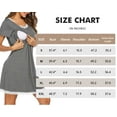 Inadays Womens Nursing Nightgown Short Sleeve Maternity Nursing Gowns