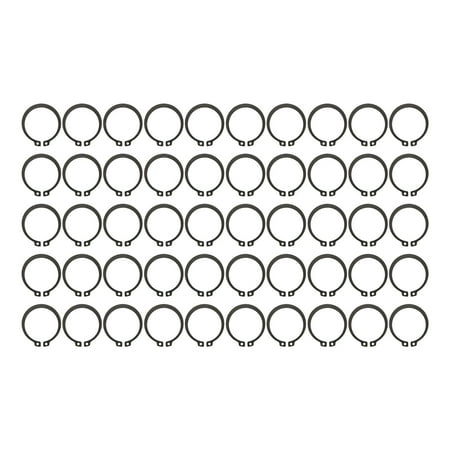 AC CompressorClutch Shaft Snap Ring, 50 PCS High Strength AC Compressor ...