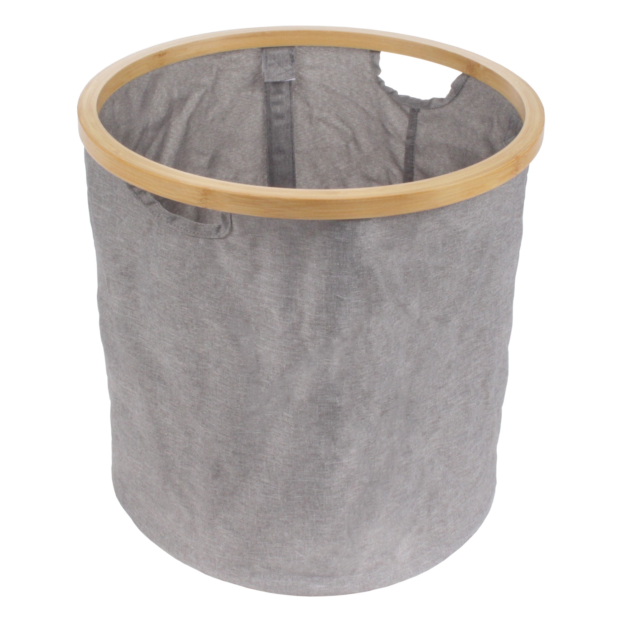 Foldable Bamboo Laundry Hamper without Lid - Decor Essentials for Any ...