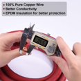1/0 AWG 30 FT Red Pure Copper Electrical Wire for Automotive Solar ...