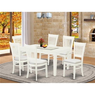 7 Piece Capri Kitchen Furniture Set - Mahogany & Dark Khaki - Walmart.com