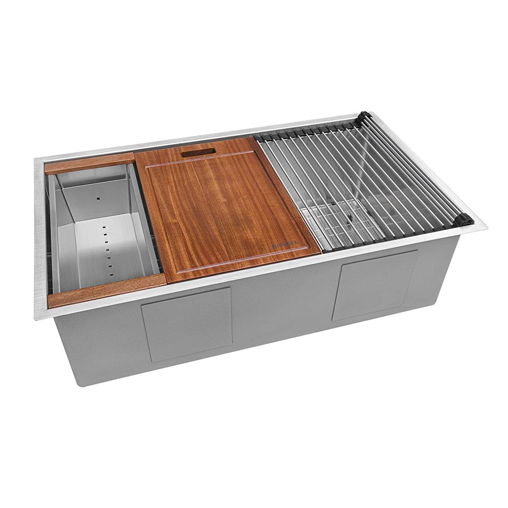 Ruvati Rvh8301 Roma 32" Undermount Single Basin Stainless Steel Kitchen ...