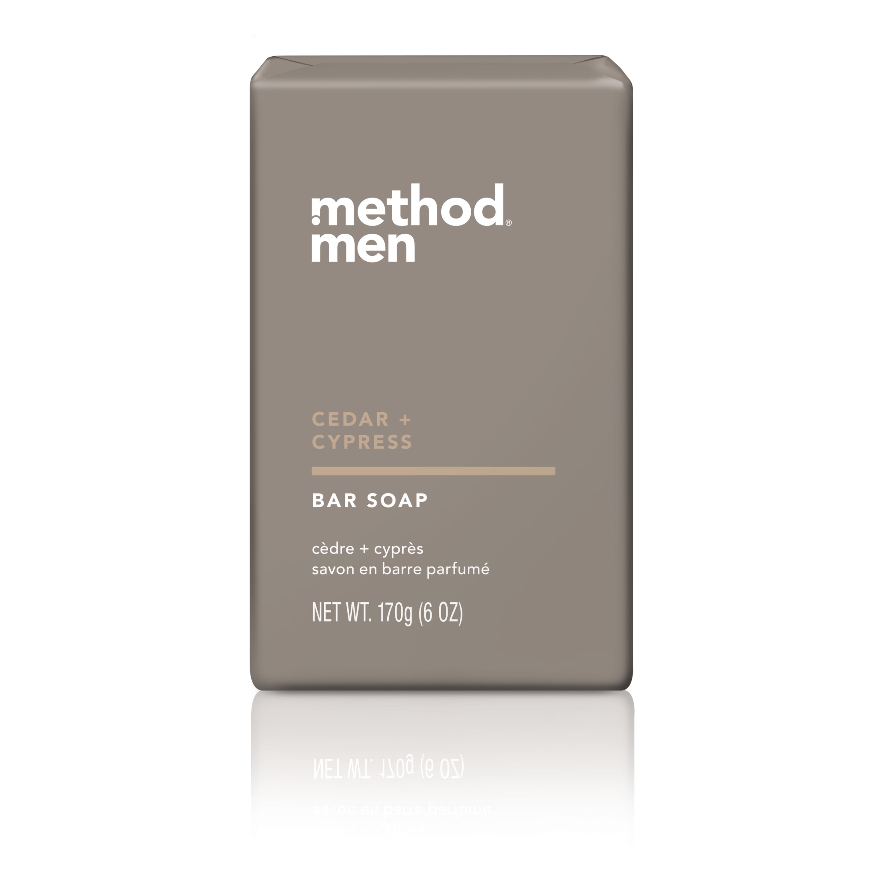 Method Men's Bar Soap, Cedar and Cypress, 6oz - Walmart.com
