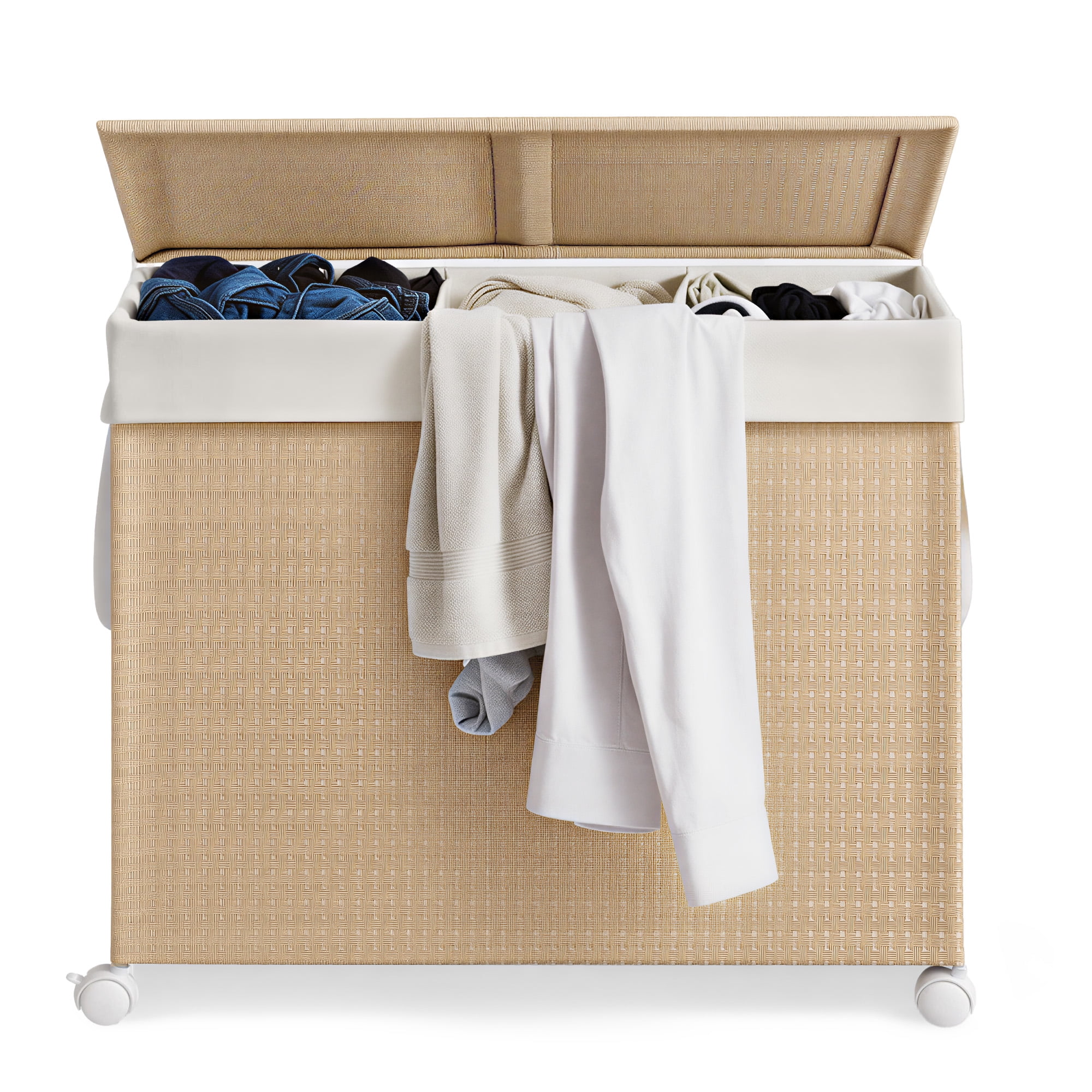 Click here for Songmics Home Laundry Hamper With 3 Compartments... prices
