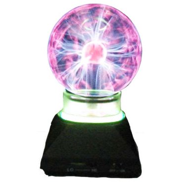 Decorative Bright Multi Color Globe Plasma Lamp, Black, 6" - Walmart.com