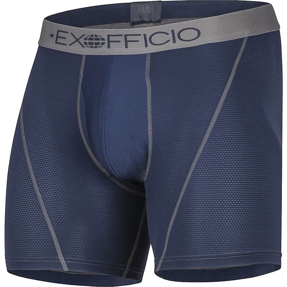 exofficio give-n-go sport mesh 6inch boxer brief - men's petrol xl ...
