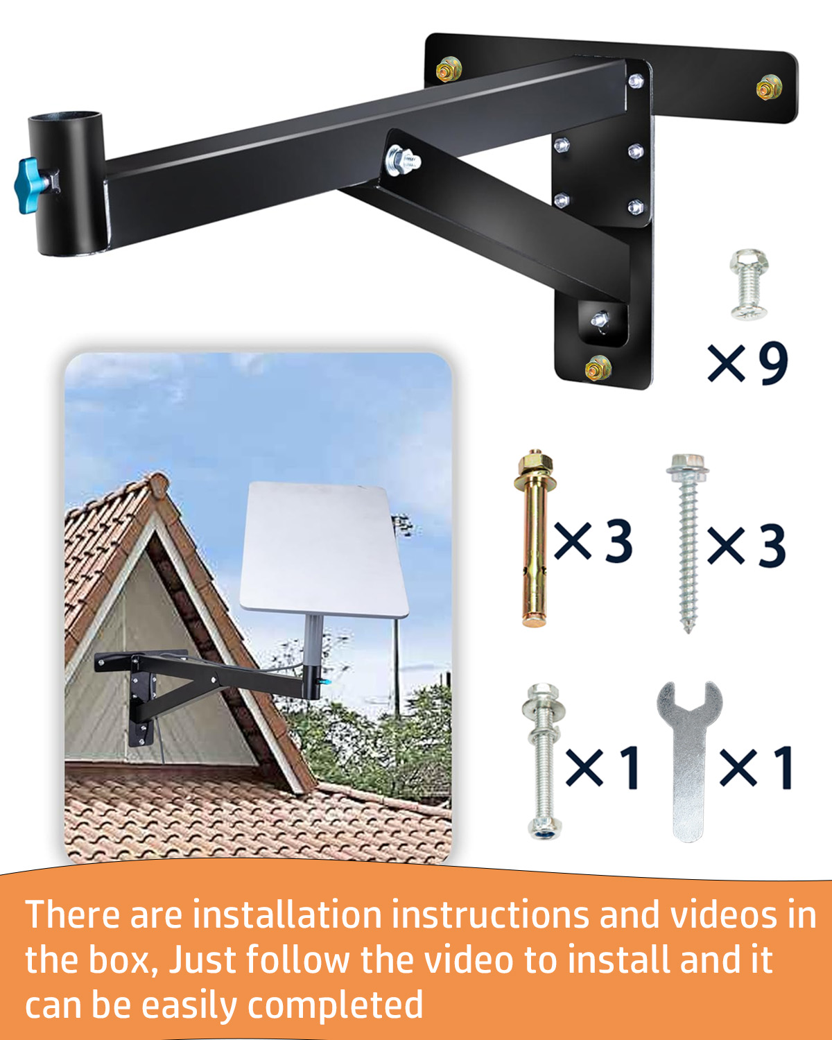 Heavy Duty Starlink Mounting Kit,Starlink Long Wall Mount for Starlink ...