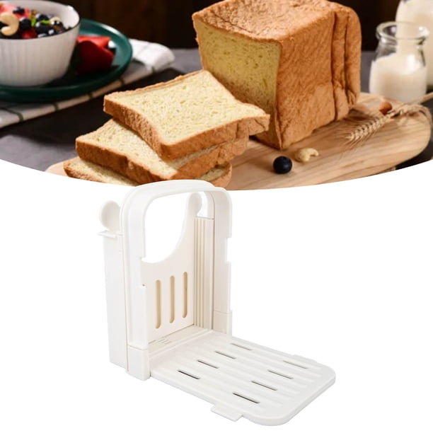 Slicing Machine, Bread Cutter Adjustable Thickness ABS For Home ...