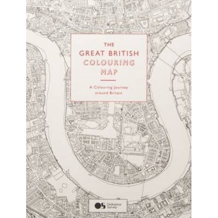The Great British Colouring Map: A Colouring Journey around Britain ...