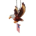Eagle Flag Acrylic Car Ornament, Vivid National Flag Eagle Patriotic ...