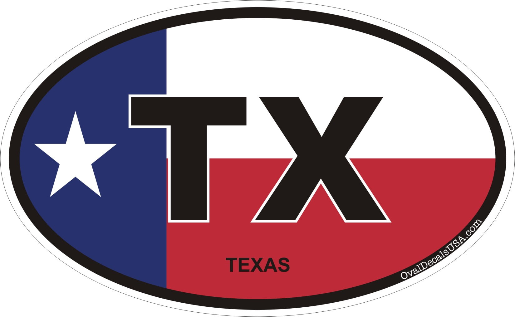 3.8 Inch Texas State Decal Sticker - Walmart.com