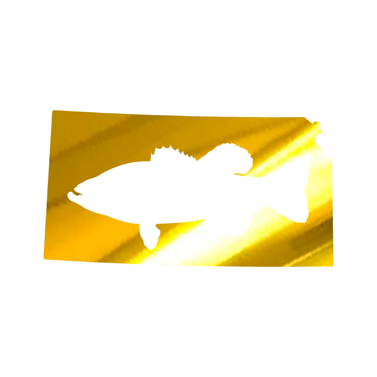 Kansas Bass Sticker Decal Die Cut - Self Adhesive Vinyl - Weatherproof ...