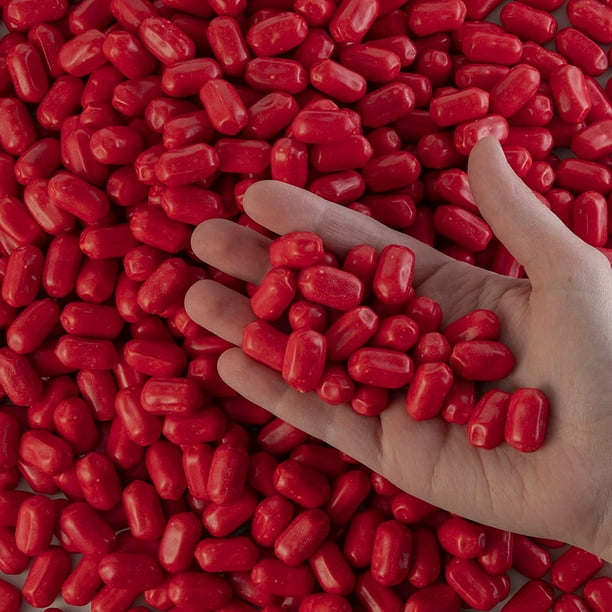 Red Color Candy in Bulk - Crunchy Chewy Filled Candies for Candy Buffet ...
