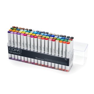 Copic Sketch Marker Set, 6-Colors, Blending Basics - Walmart.com