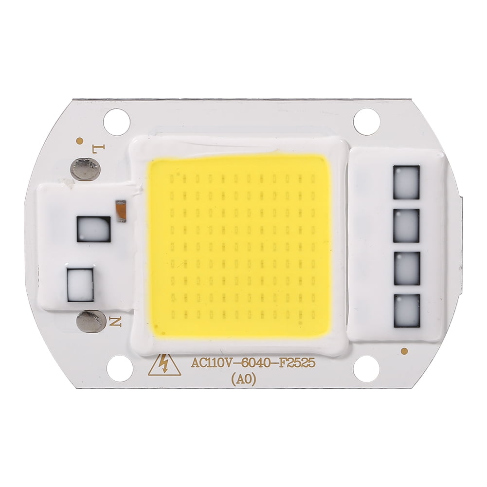 Foco LED COB blanco de 110 V y 50 W con luminaria integrada de alta ...