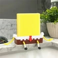Noyal Cute Cartoon Sponge Holder SpongeBob Kitchen Organizer Storage ...