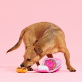 BARK Barker's Dozen Donuts Multi-Part 4-in-1 Dog Toy, Extra Small to ...
