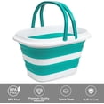 16L Collapsible Plastic Mop Bucket Portable Handle For Home Cleaning ...