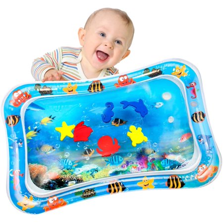 Xizioo Inflatable Water Mat for Baby Play Pad Inflated Water Filled ...