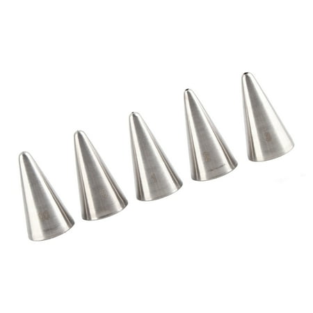 Icing Tips Set,5 Pcs Piping Tips Piping Tips Set Cookie Decorating Tips ...