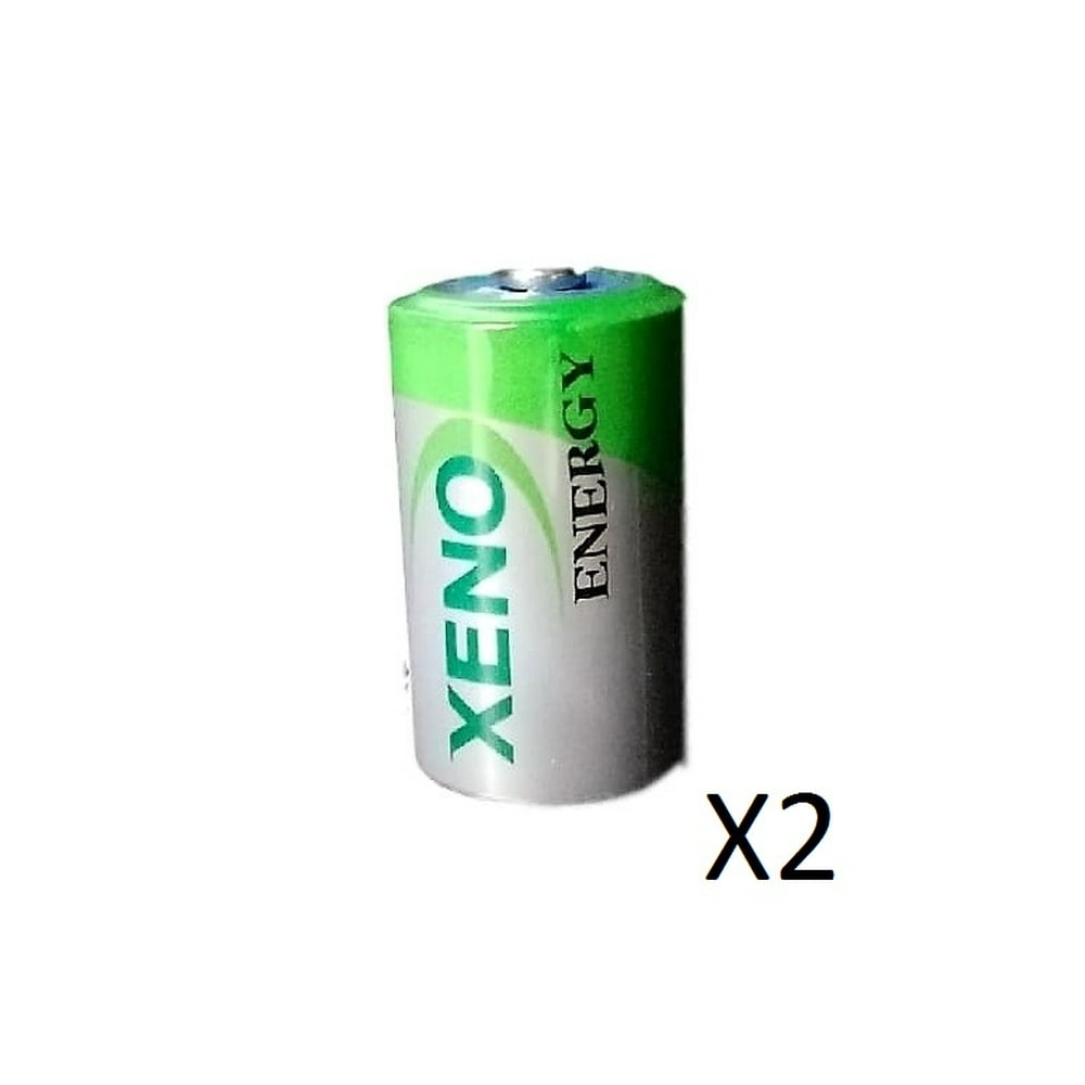 (2) XENO ER14252 1/2AA LITHIUM BATTERIES FOR TEKCELL SB-AA02 SB-AA02P ...