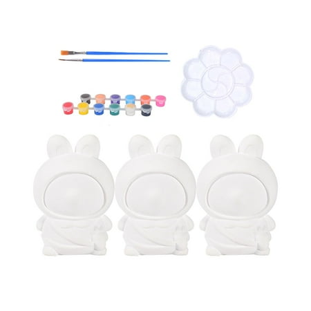 Plaster Painting Set Crafts and Arts Toy DIY Activity Drawing Brush for ...