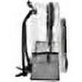 Trailmaker Heavy-Duty Clear Backpack, Black Trim with Outdoor Straps ...