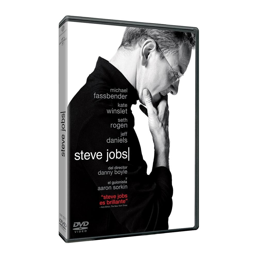 Steve Jobs Michael Fassbender Pelicula Dvd Universal DVD | Walmart en línea