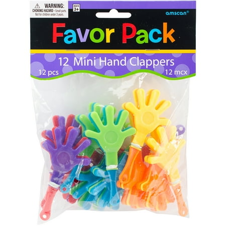 Party Favors 12/Pkg-Mini Hand Clappers | Walmart Canada