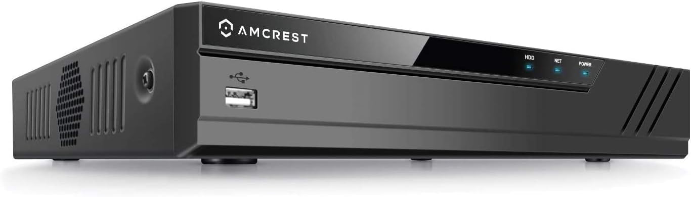 Amcrest 4K UltraHD 8 Channel DVR Security System Recorder, 8MP Security ...