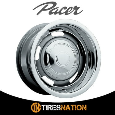 15x10 American Muscle 55 Rally Silver Wheel 5x5 (-32mm) - Walmart.com