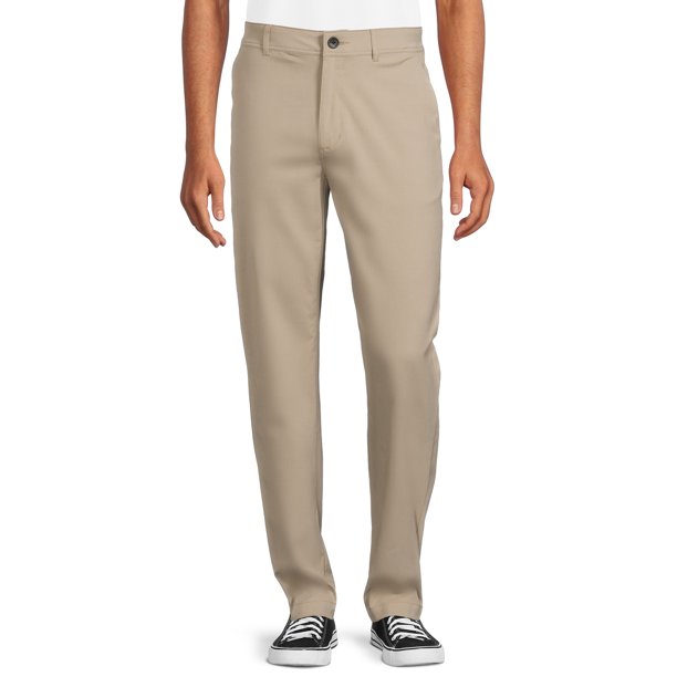 George Men's Synthetic Casual Pants - Walmart.com