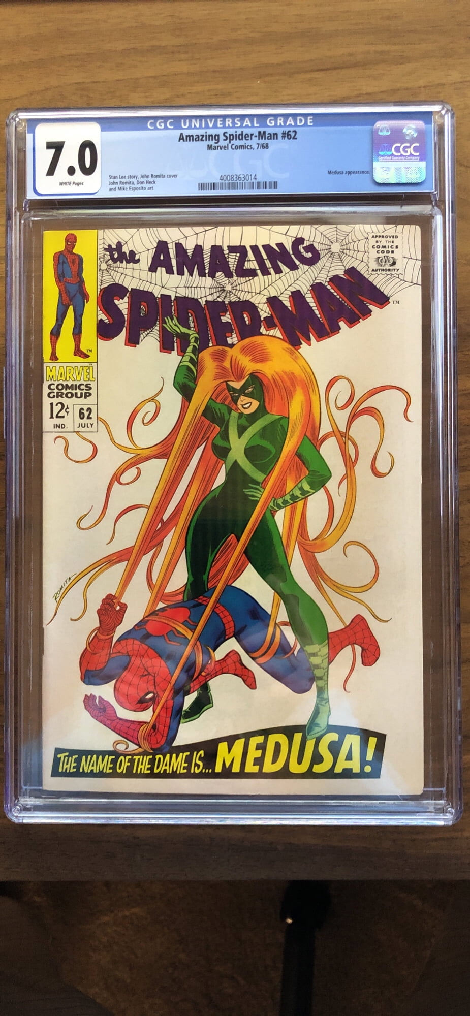 Amazing Spider-Man #62 - CGC 7 Comic Book - Walmart.com