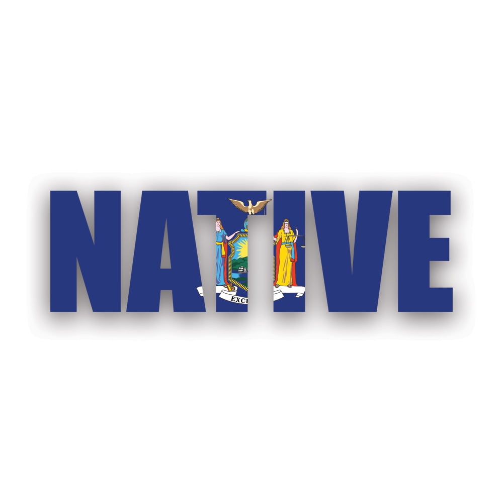 New York Native Sticker Decal - Self Adhesive Vinyl - Weatherproof ...